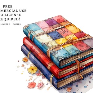 Book Clipart Books Bundle Reading Clipart Library Clipart - Etsy