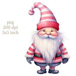 Pink Christmas Elf Clipart, Christmas Clipart. Christmas PNG Bundle ...