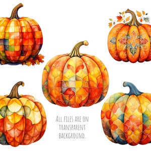 Orange Pumpkin Clipart, Garden, Fall Clipart, Autumn, Png. Digital ...