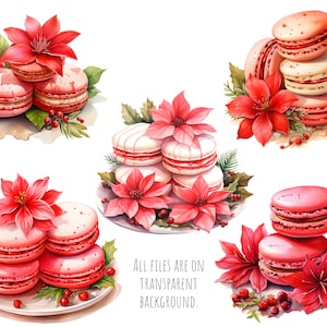 Macaroon Clipart, Cakes Clipart, Sweets Clip Art, St. Valentine's Day ...