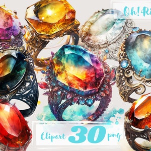 Jewelry Clipart, Ring Clip Art, Gemstone, Jewellery, Emerald, Diamond ...