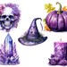 Halloween Clipart Watercolor Halloween Halloween Bundle - Etsy