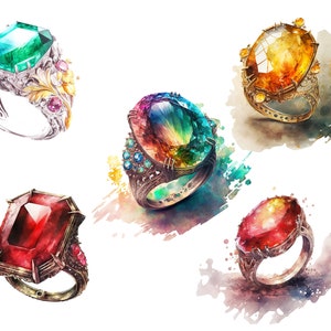 Jewelry Clipart, Ring Clip Art, Gemstone, Jewellery, Emerald, Diamond ...