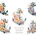 Anchor Clipart Anchor in Flowers Nautical Clipart. Sea Clip - Etsy