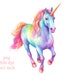 Rainbow Unicorn Clipart. Nursery Clipart. Magic Clipart, Kid Clipart ...