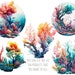 Coral Reef Clipart, Nautical Clipart. Ocean Clipart. Sea Clip Art, Png ...