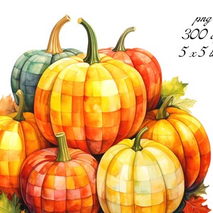 Orange Pumpkin Clipart, Garden, Fall Clipart, Autumn, Png. Digital ...