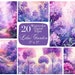 Lilac Garden Digital Paper Lilac Clipart. Watercolor - Etsy
