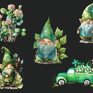 St.patrick 's Day Clipart, Leprechaun Watercolor Clipart, Irish Clipart ...