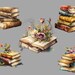Book Clipart, Books Bundle, Reading Clipart, Library Clipart, Old Books ...
