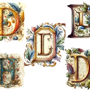 Initial Letters Clipart, Book Clipart, Book Bundle, Reading Clipart ...