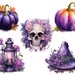 Halloween Clipart Watercolor Halloween Halloween Bundle - Etsy