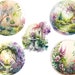 Spring Garden Clipart, Floral Clip Art, Png. Digital Watercolor. Free ...