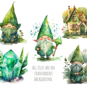 St.patrick 's Day Clipart, Leprechaun Watercolor Clipart, Irish Clipart ...