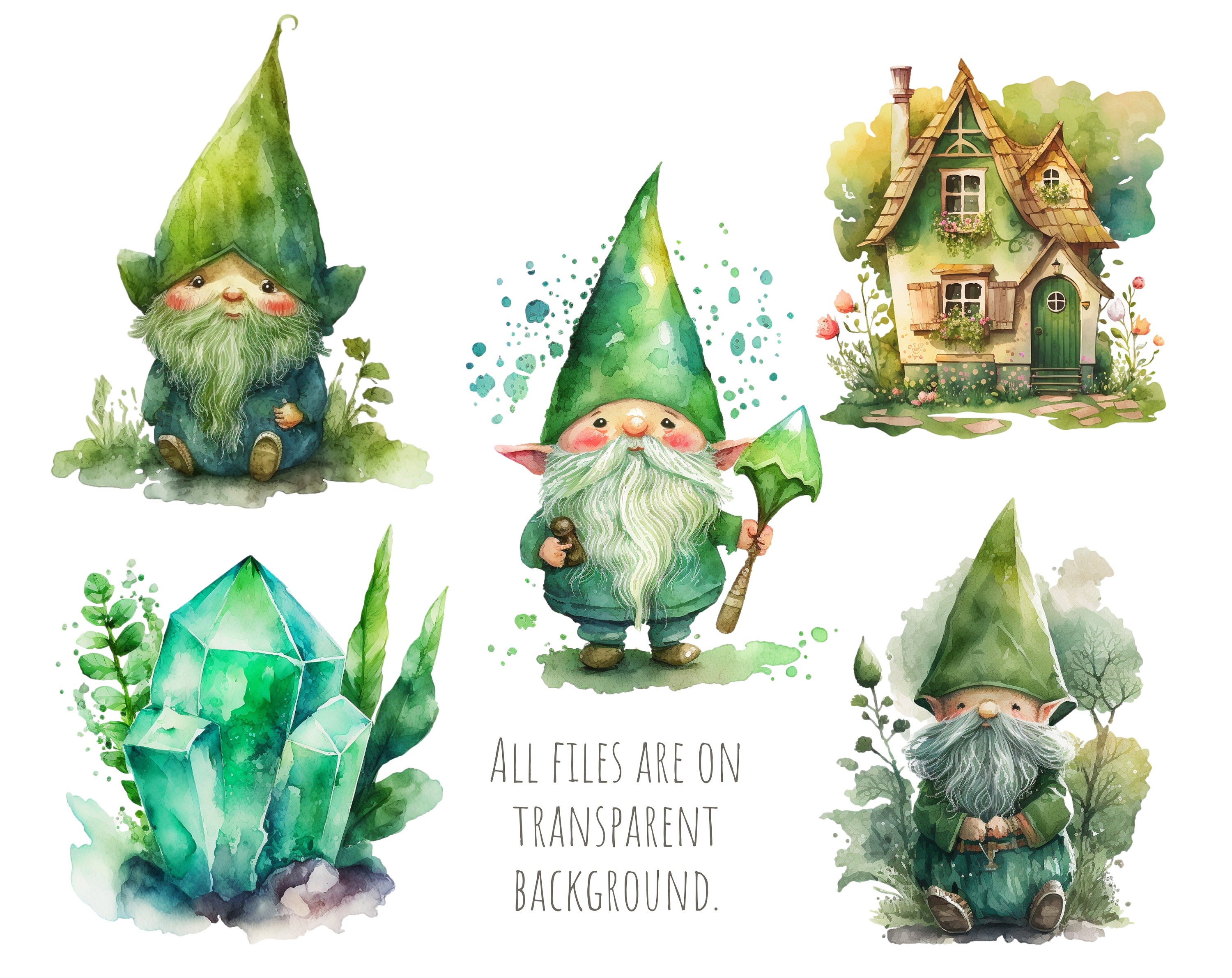 St.patrick 's Day Clipart Leprechaun Watercolor Clipart - Etsy