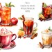 Winter Drinks Clipart, Christmas Clipart, Winter Clipart, Beverage ...