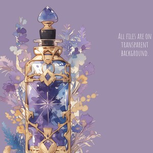 Bottles Clipart, Bottled Stars Clipart. Potion Clipart. Magic Vial ...