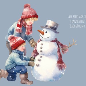 Snowmen Clipart, Christmas Clipart, Winter Clipart, Snowman Png, Man ...