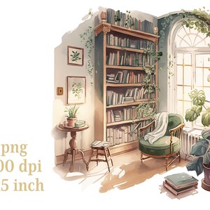 Book Clipart, Books Bundle, Reading Clipart, Library Clipart, Old Books ...