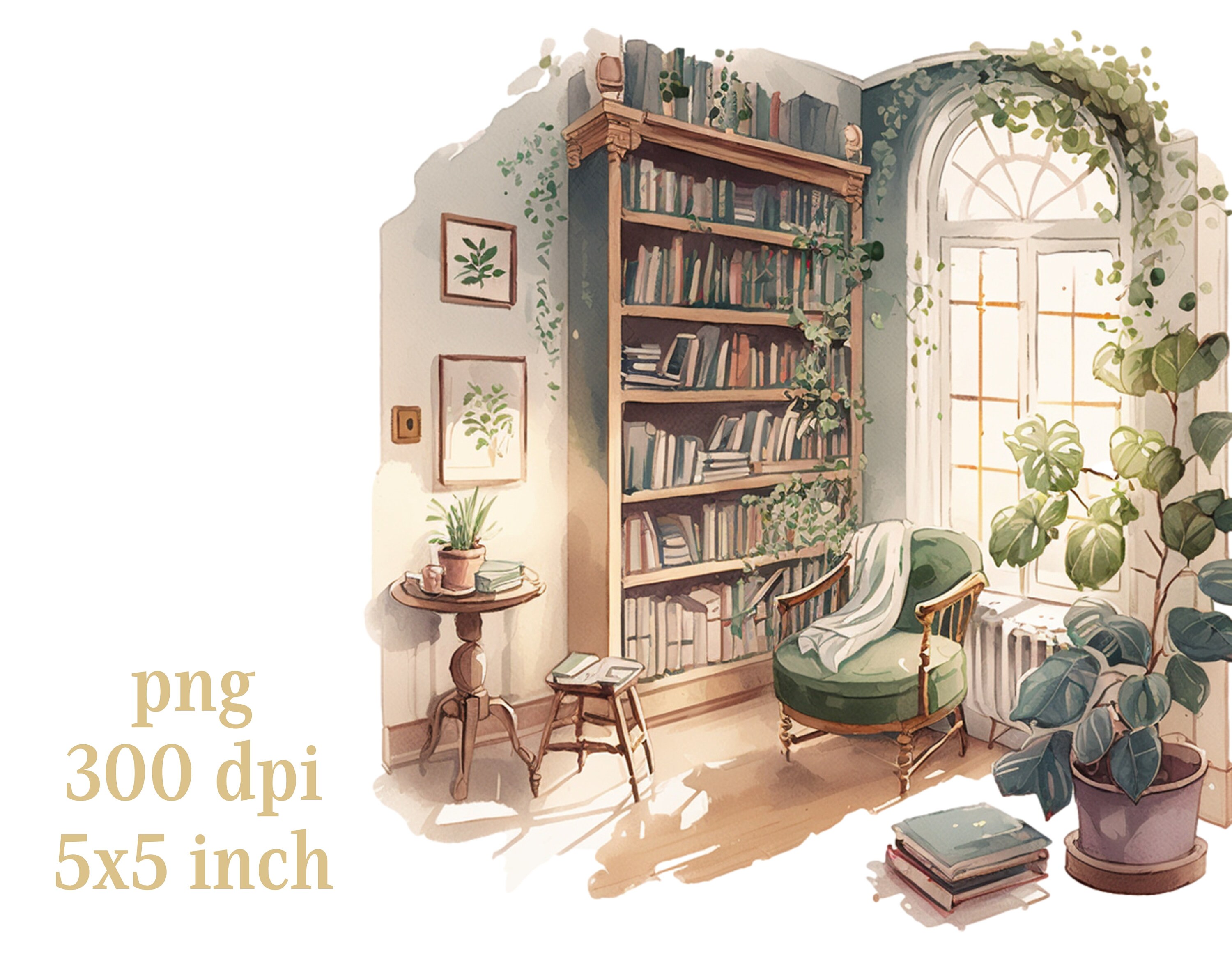 Book Clipart Books Bundle Reading Clipart Library Clipart - Etsy