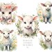 Easter Clipart, Easter Lamb Clipart, Spring Clipart, Boho Easter, Junk ...