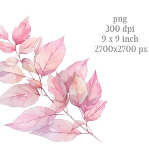 Autumn Lives Clipart. Floral Clipart, Leaves Clip Art, Fall Boho ...