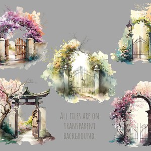 Castle Gate Clipart, Spring Gate Clip Art, Door, Png. Digital ...