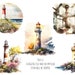 Lighthouse Clipart. Sea Clipart, Nautical Clip Art, PNG. Beach, Summer ...