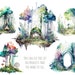 Fairy Forest Clipart, Png. Digital Watercolor. Free Commercial Use ...