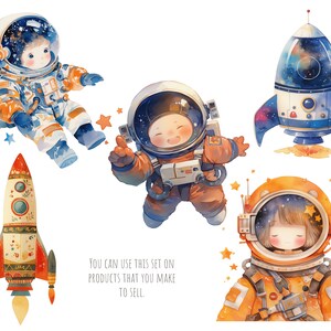 Space Clipart. Nursery Clipart. Children Clipart, Kid Clipart, Galaxy ...