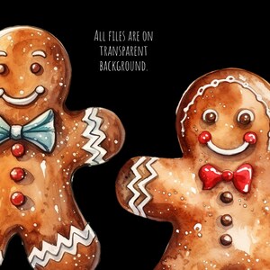 Gingerbread Clipart, Christmas Clipart, Winter Clipart, Cooky Clipart ...