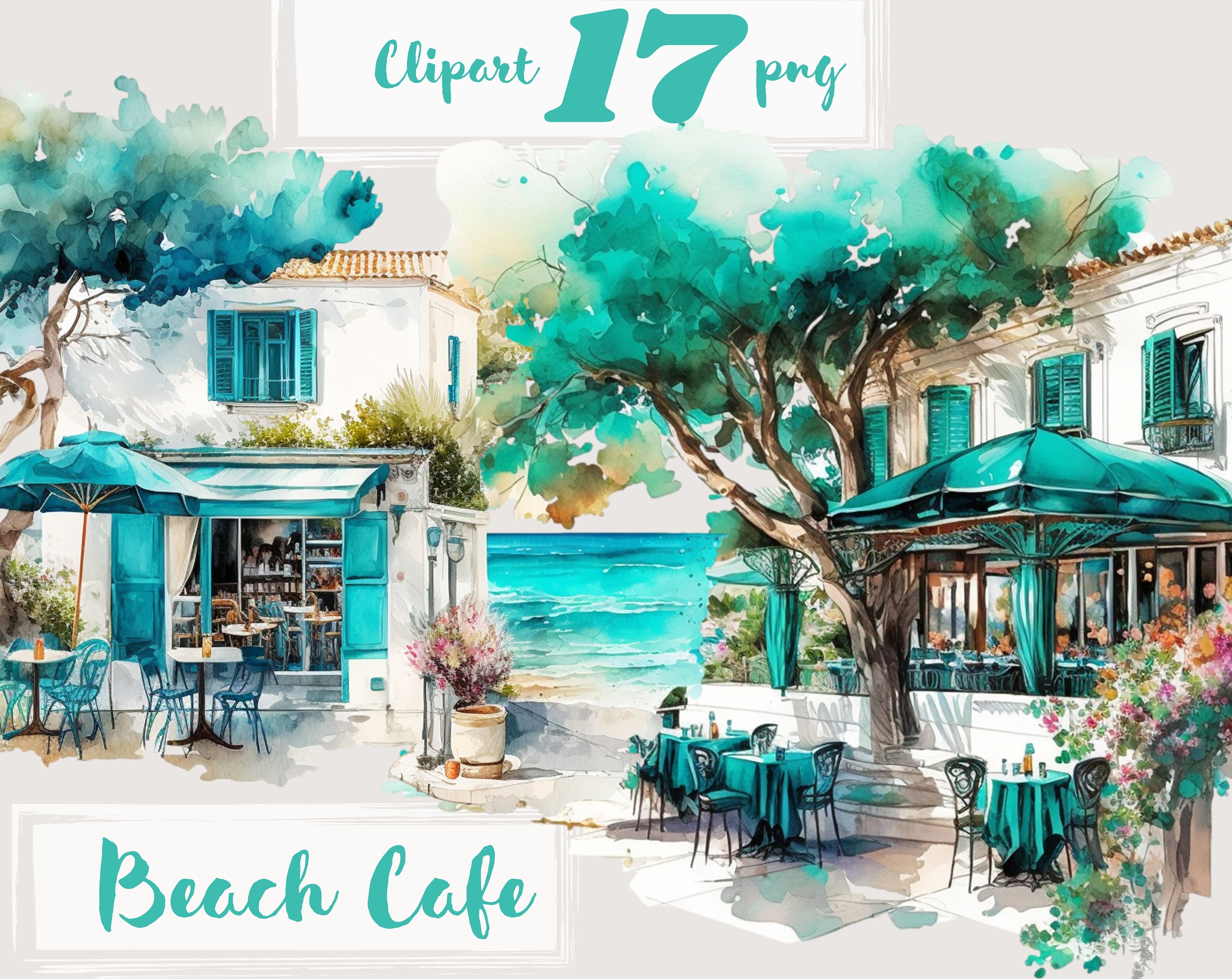 Beach Cafe Clipart Images