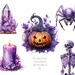 Halloween Clipart Watercolor Halloween Halloween Bundle - Etsy