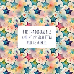 Star Digital Paper, Seamless Pattern, Sky Pattern. Moon Clipart, Night ...