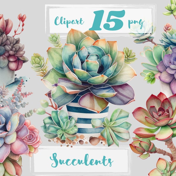 Cactus Watercolor - Etsy