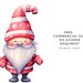 Pink Christmas Elf Clipart, Christmas Clipart. Christmas PNG Bundle ...