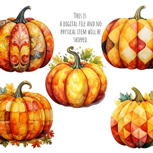 Orange Pumpkin Clipart, Garden, Fall Clipart, Autumn, Png. Digital ...