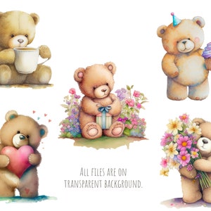Valentines Day Love Bears Clipart, Valentine Png, Love Bears Png ...