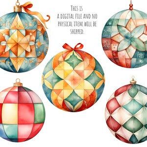 Christmas Balls Clipart. Christmas Decoration Clipart. Christmas ...