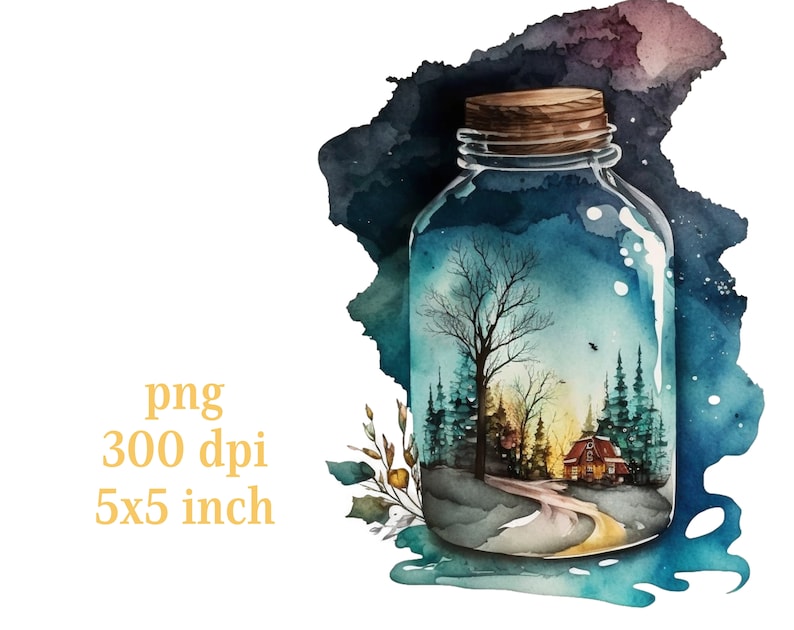 Bottles Clipart Bottled Stars Clipart. Potion Clipart. Magic - Etsy