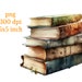 Book Clipart, Books Bundle, Reading Clipart, Library Clipart, Old Books ...