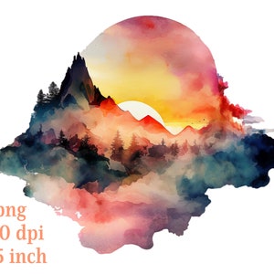 Sunset Clipart. Sunset Background Png. Palm Trees, Silhouettes, Sunrise ...