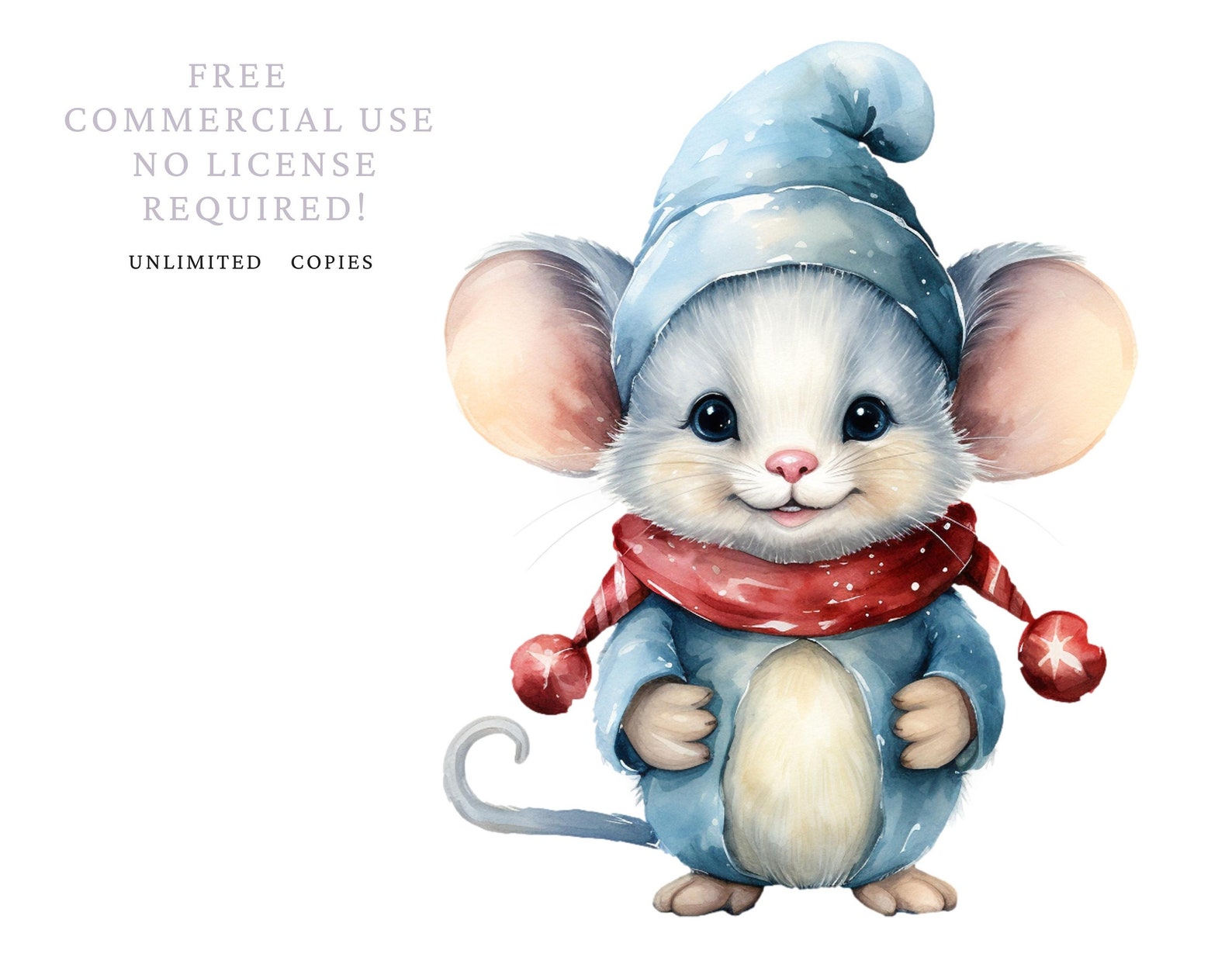Christmas Mouse Clipart, Winter Mice Clipart Winter Clipart, Kid ...