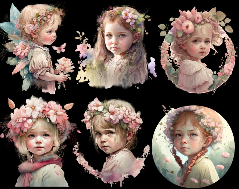 Easter Bundle. Spring Clipart, Pink Floral Clip Art, Boho Easter ...