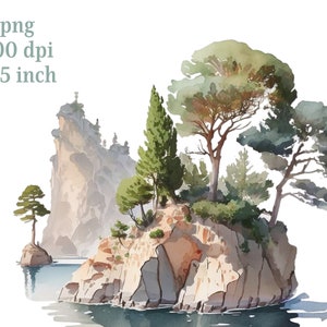 Costal Cliffs Clipart, Rock Clipart, Sea Clipart, Seaside Clip Art ...