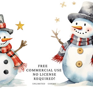 Snowmen Clipart, Christmas Clipart, Winter Clipart, Snowman Png, Man ...