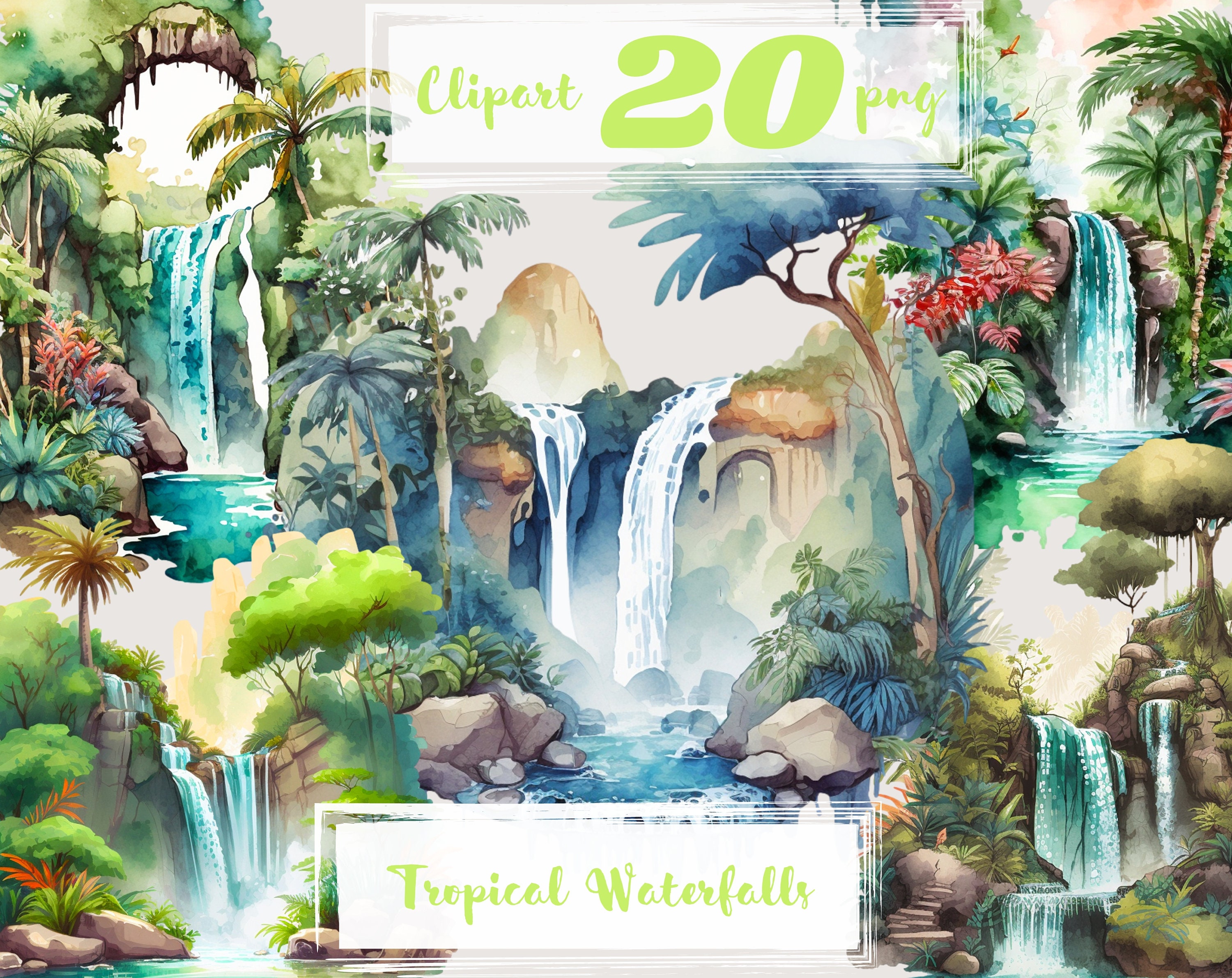 Free Waterfall Clipart