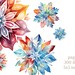 Snowflakes Clipart, Snow Clipart, Winter Clipart, Christmas. Digital ...