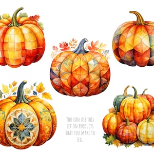 Orange Pumpkin Clipart, Garden, Fall Clipart, Autumn, Png. Digital ...