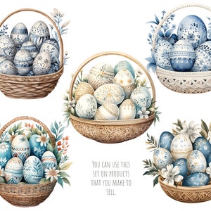Easter Clipart, Spring Clipart, Easter Eggs Clipart, Boho Easter, Junk ...
